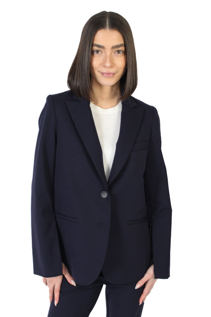Navy Riri Techno Zip Blazer – Thursdays