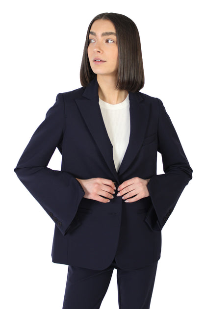 Navy Riri Techno Zip Blazer – Thursdays